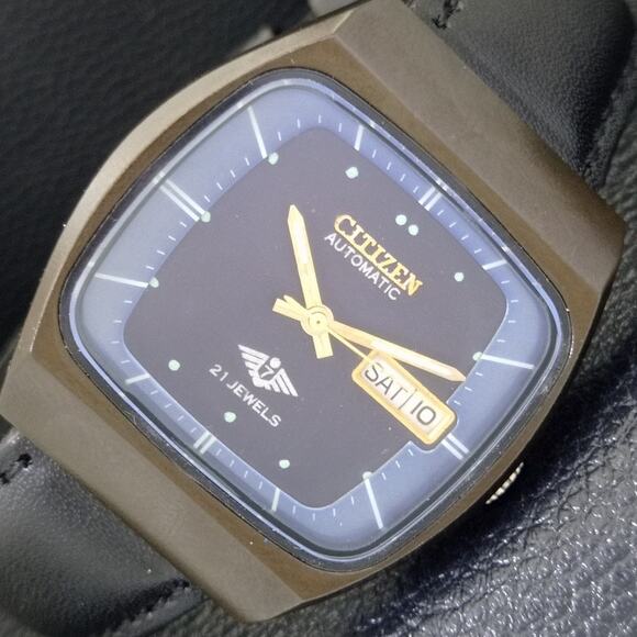 Citizen | Accessories | Vintage 982 Square Citizen Automatic Mens ...